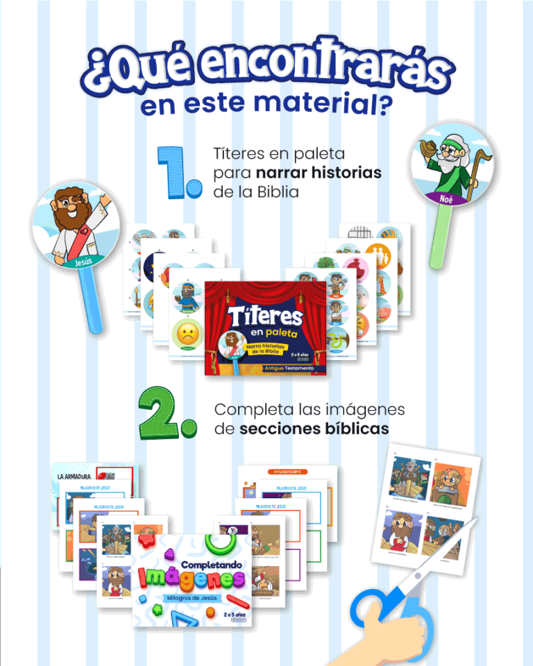 Mis primeros pasos en la Fe - 2 a 5 años - Más Impulso