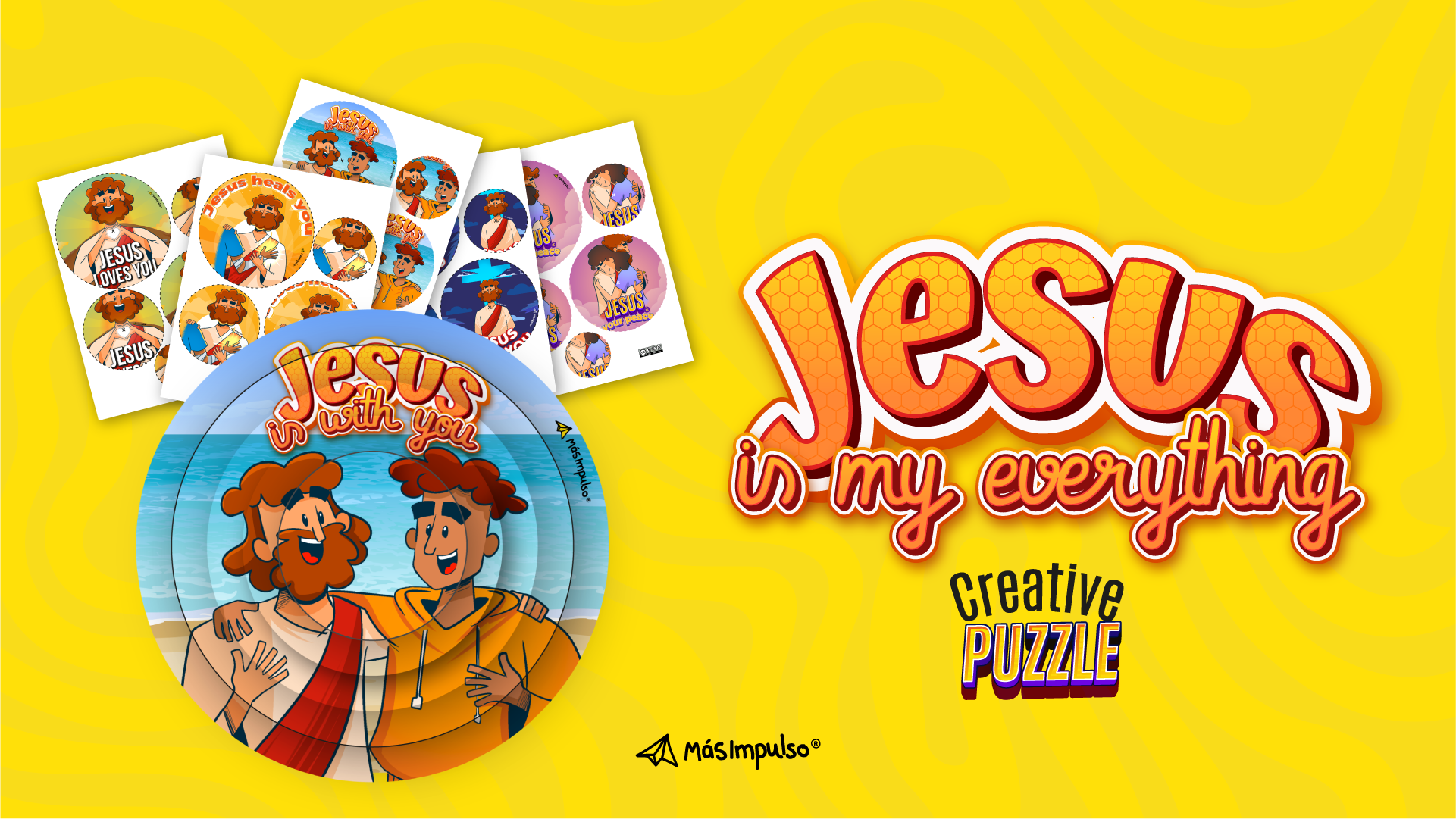 Rompecabezas de Jesús para imprimir | Jesús es mi todo - Más Impulso